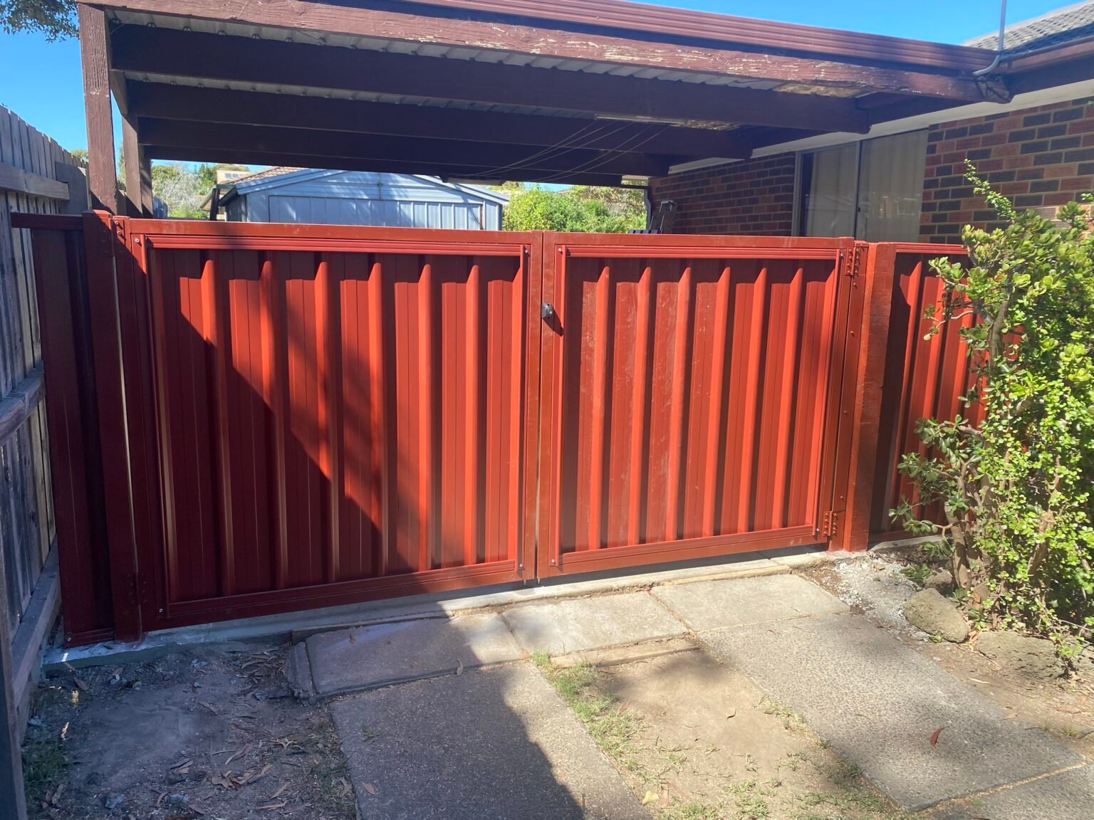 Colorbond Fence and Gate - DIY Steel Supply